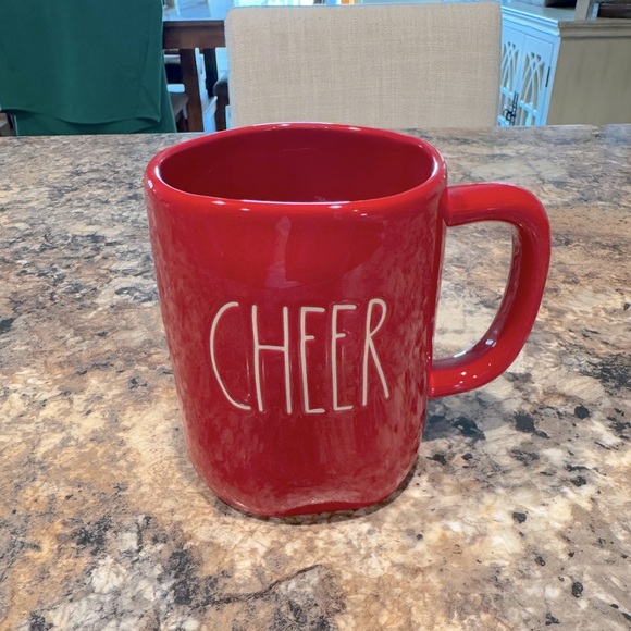 Rae Dunn | Dining | Rae Dunn Red Cheer Mug | Poshmark